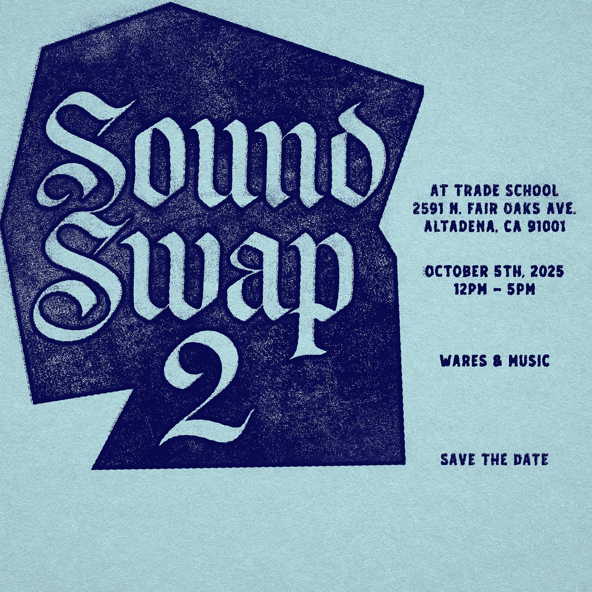 Trade School Sound Swap returns Oct 5th – Zum
